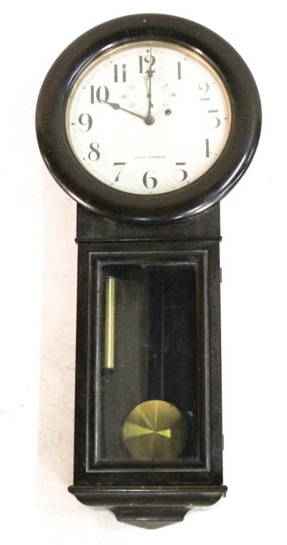 Seth Thomas No. 2 Oak Hanging Regulator Clock Price Guide
