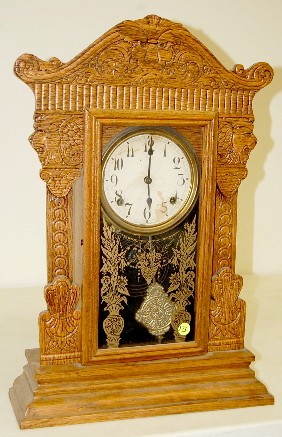 Gilbert Jewel No.11 Oak Pressed Kitchen Clock Price Guide