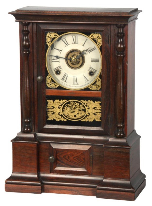 Atkins London Rosewood Mantel Clock-ClockPrices.Com