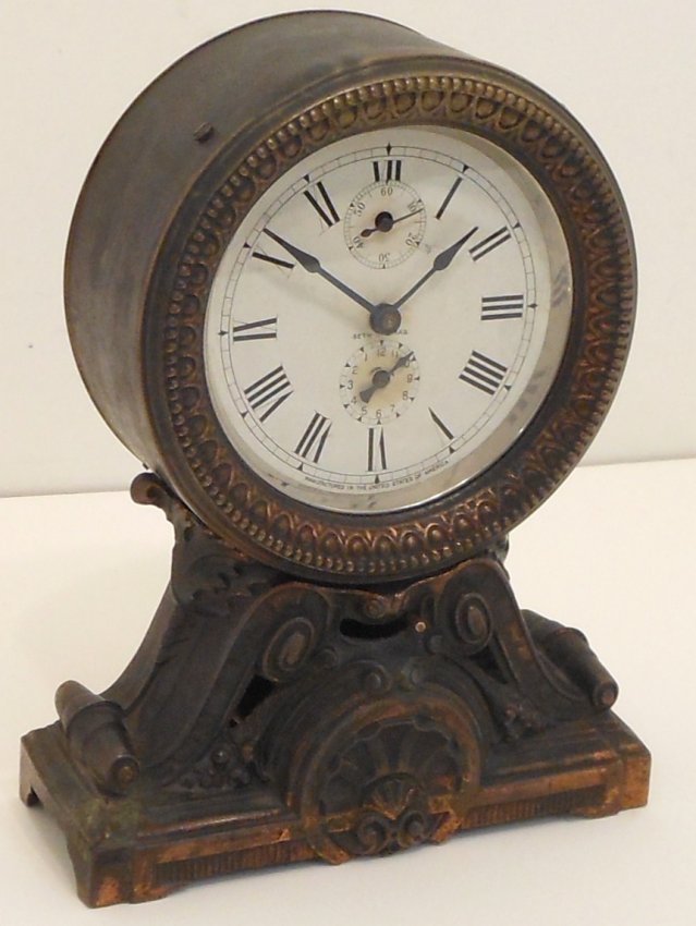 Seth Thomas “long Alarm” Metal Case Clock Price Guide