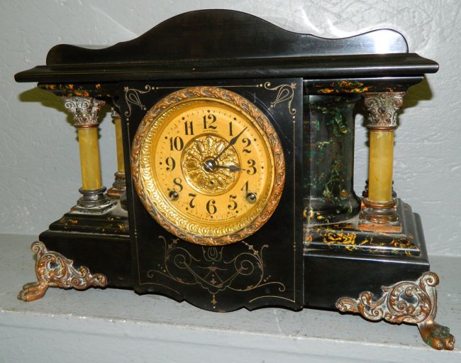 Antique Seth Thomas Faux Marble Mantle Clock Price Guide