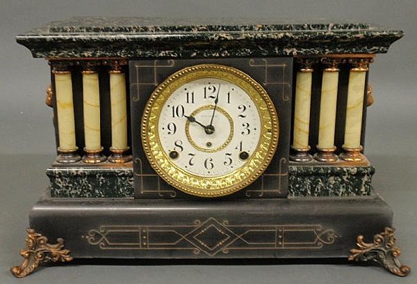 Antique Seth Thomas Faux Marble Mantle Clock Price Guide