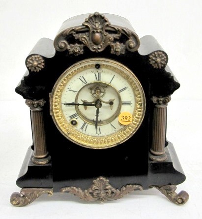 Ansonia Munich Enameled Iron Mantle Clock Price Guide