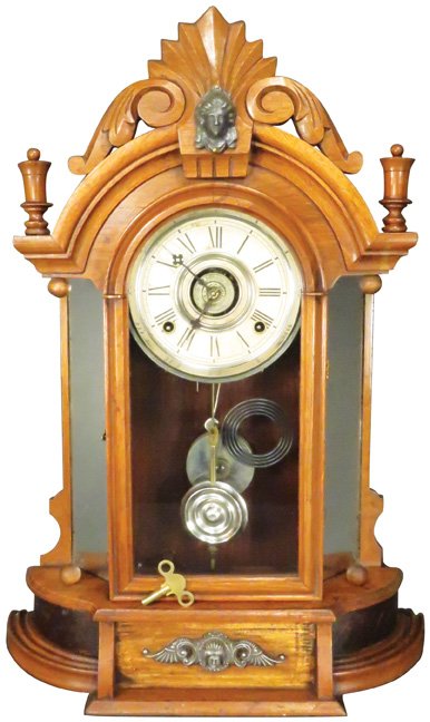 Gilbert “occidental” Mirror Side Mantel Clock-ClockPrices.Com