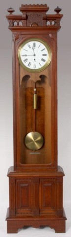 Gilbert No. 9 Walnut Standing Floor Regulator Clock Price Guide