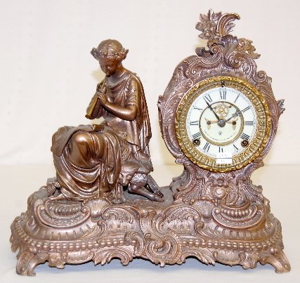 Ansonia Siren Metal Seated Statue Clock Price Guide